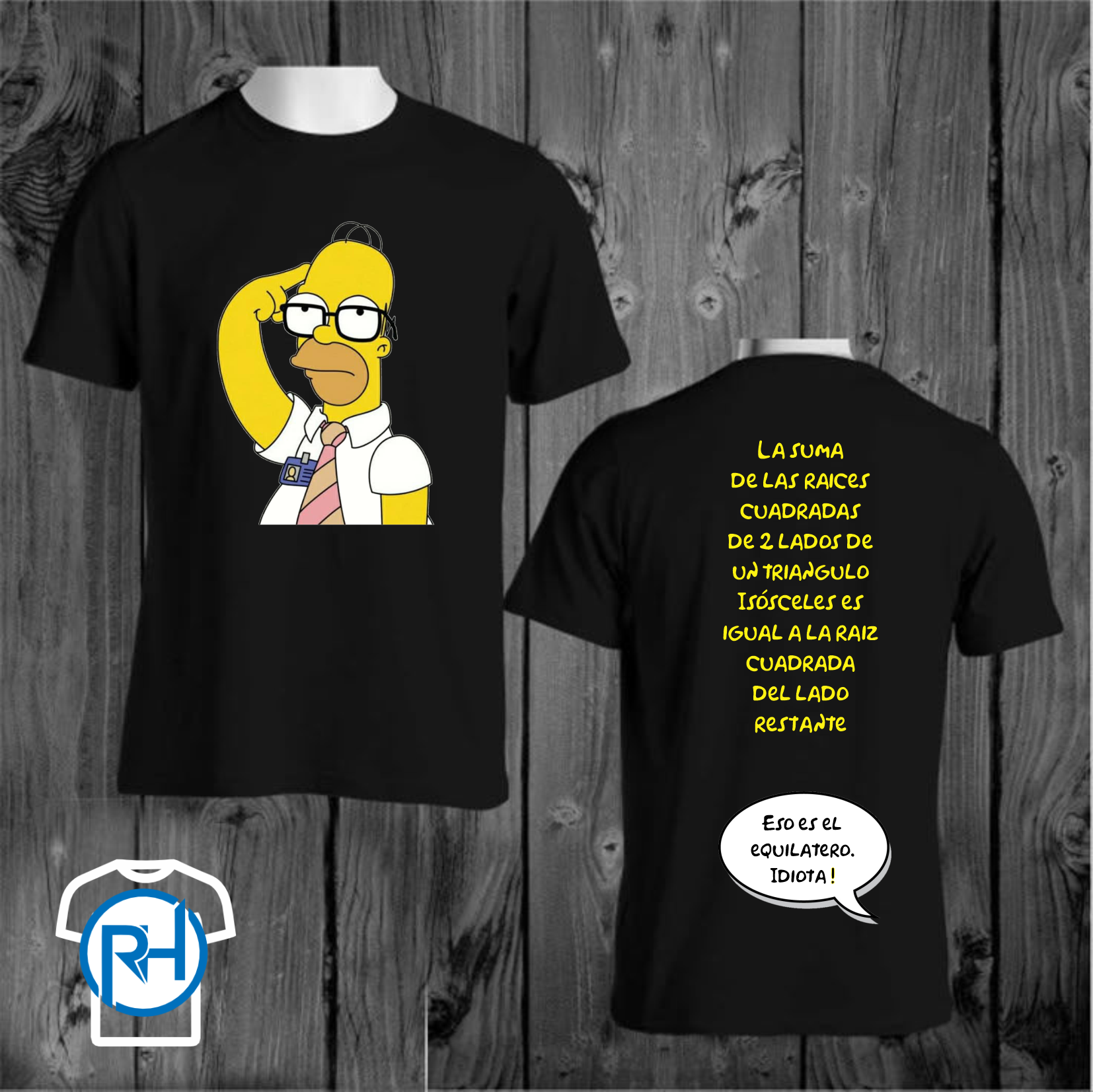 Homero – La suma cuadrada… – RH Remeras